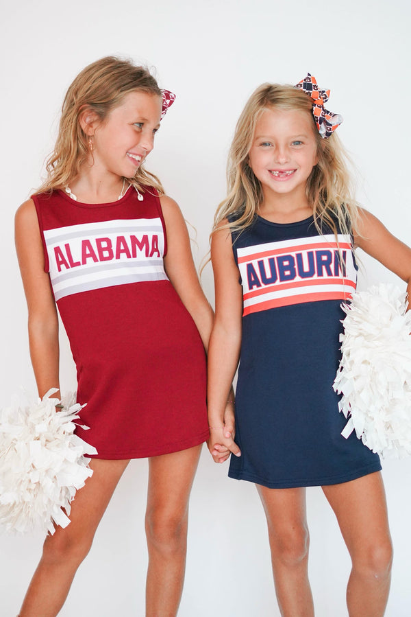 Girls' Scarlet Alabama Striped Cheer Dress - Pants Store