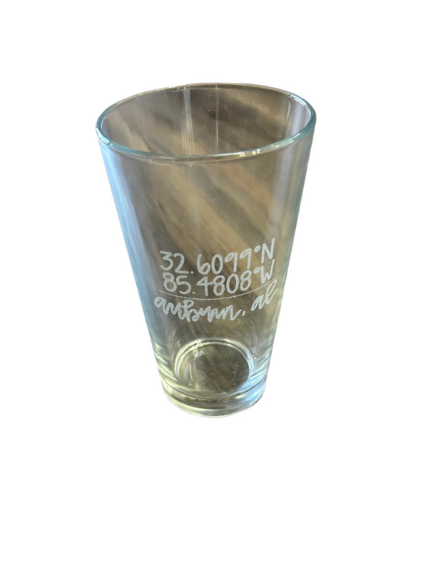 Coordinate Pint Glass - Pants Store