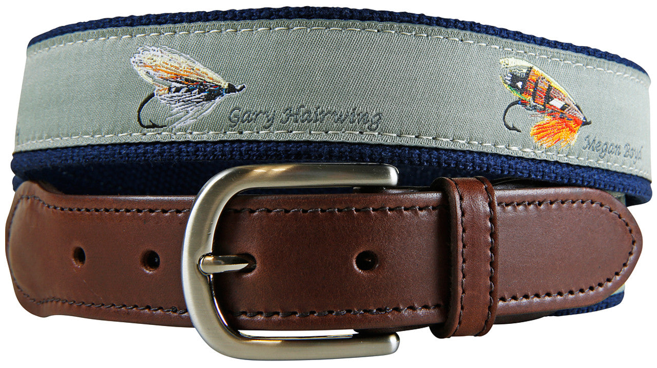Belted Cow Leather Tab Belts - Pants Store